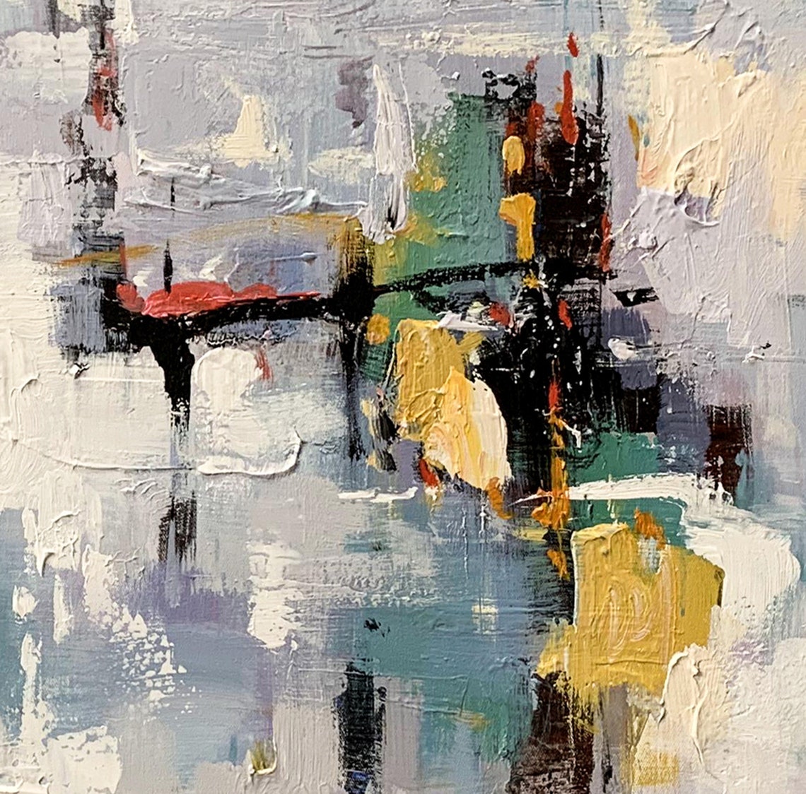 Large Modern Wall Art Painting Large Abstract Wall | Etsy