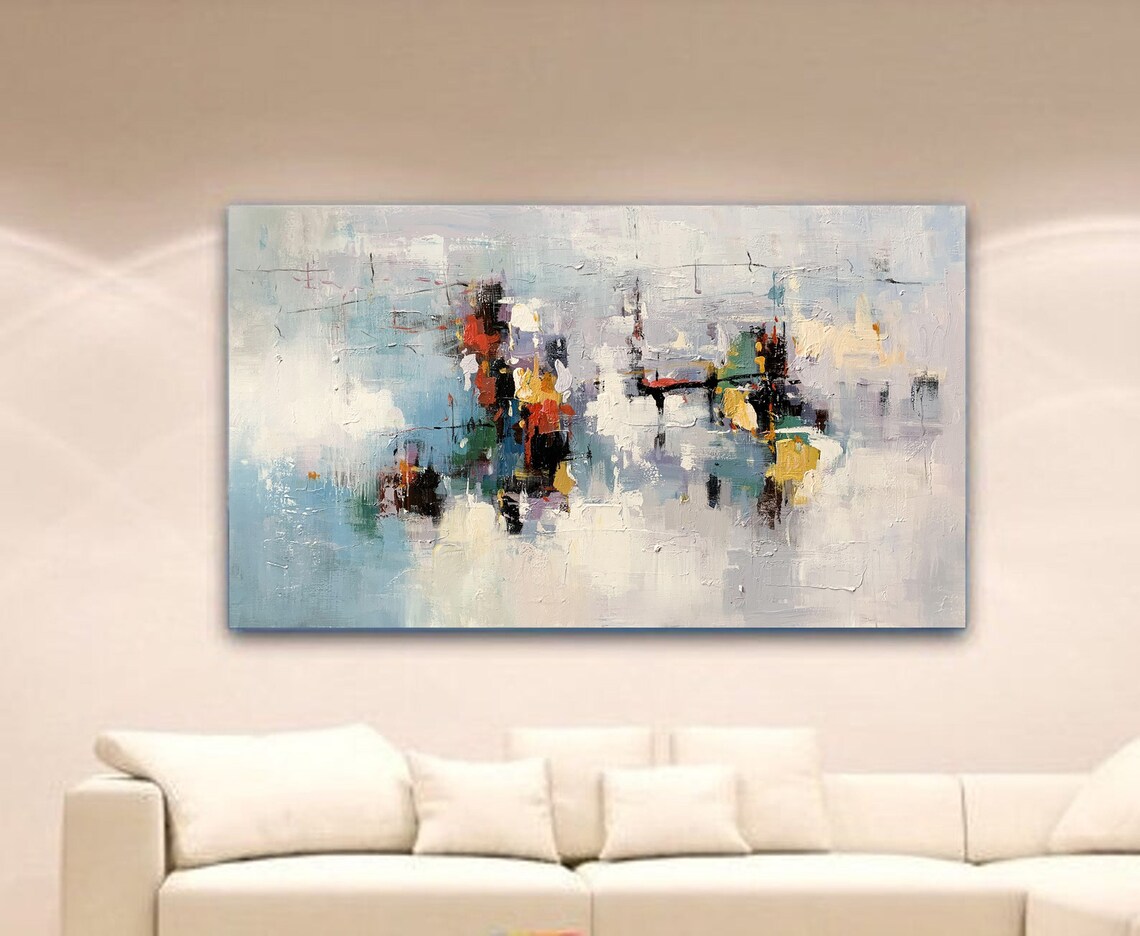 Large Modern Wall Art Painting Large Abstract Wall | Etsy