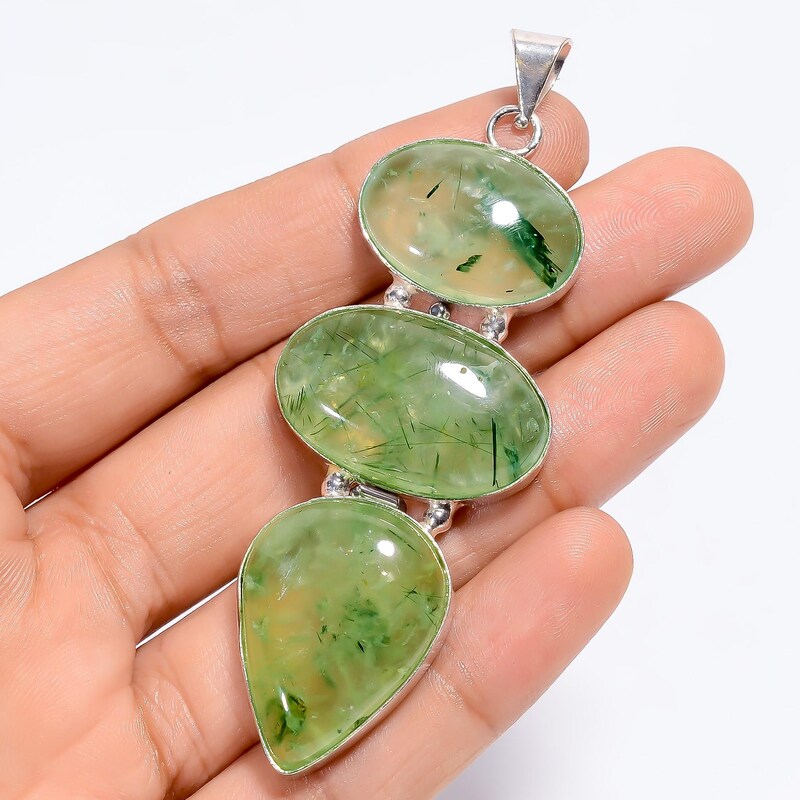Prehnite Jewelry - Etsy