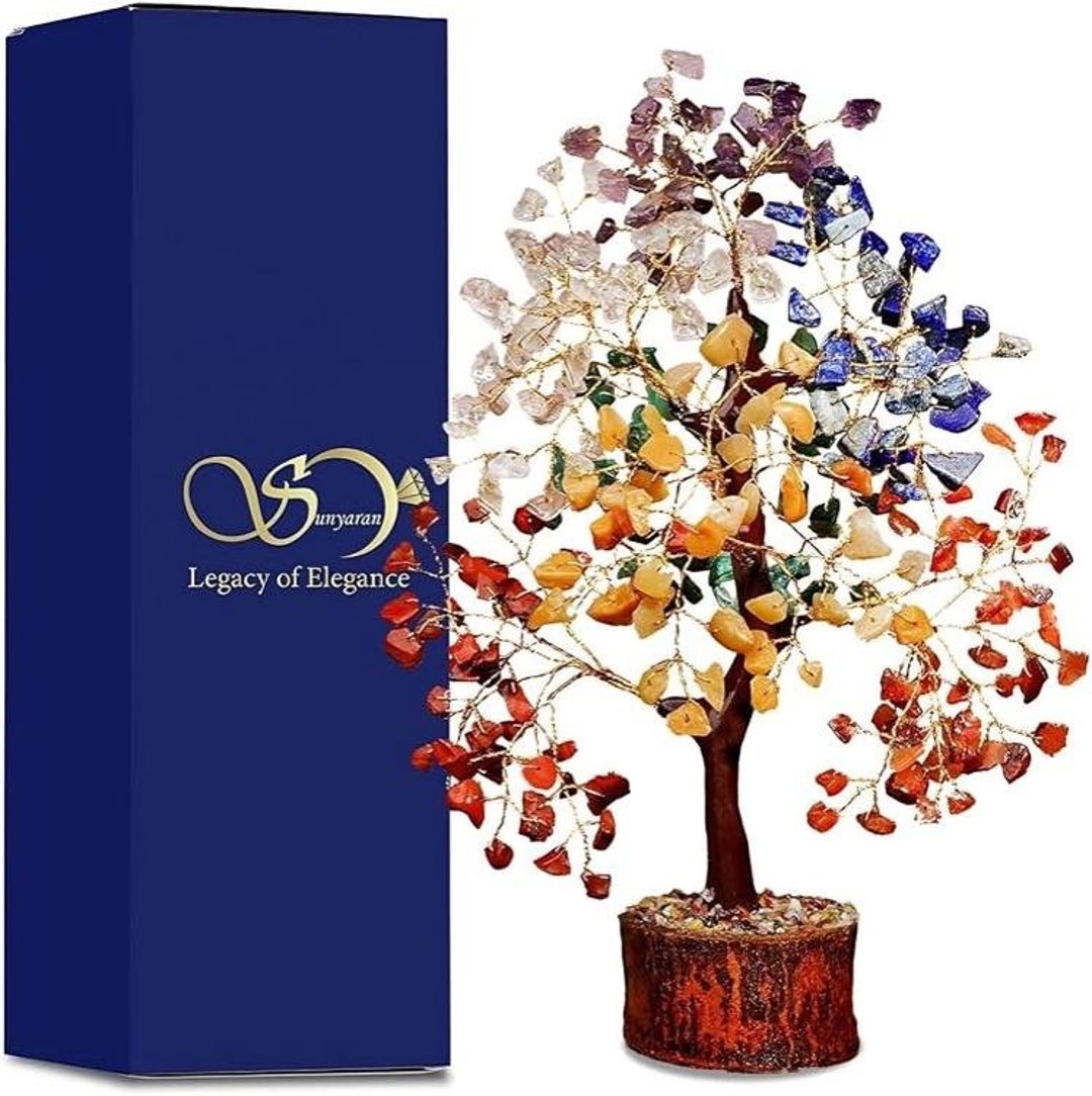 7 Chakra Tree of Life | Crystal Tree for Positive Energy - Meditation ...