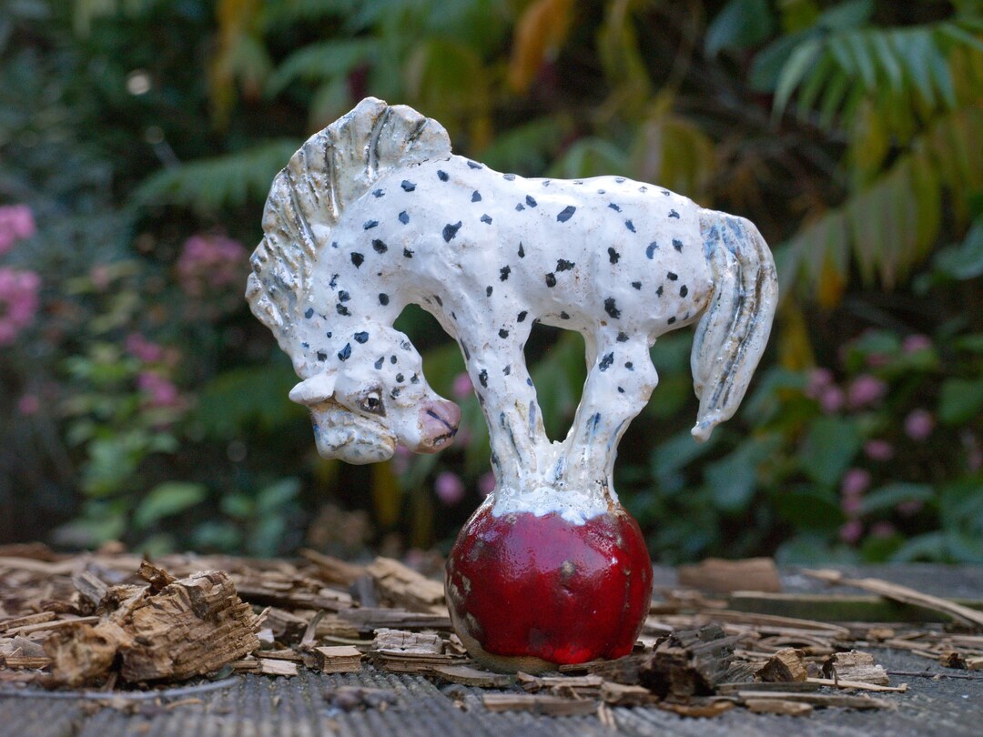 Rocking Pony Unique, Handmade Ceramic Sculpture, Figurine of Little ...
