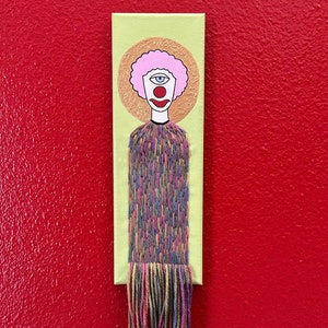 Colorful Clown Cyclops Saint Fun Portrait Modern 3D Wall Art Paint With ...