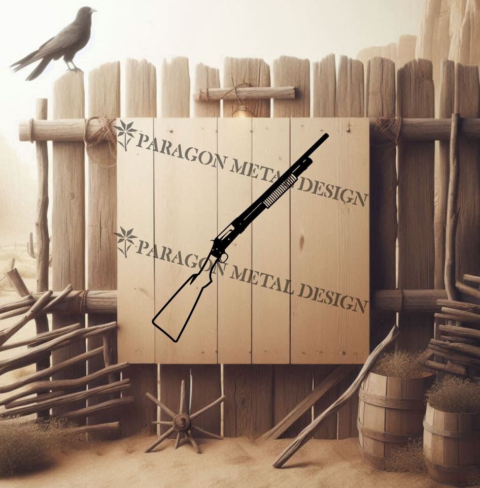 1897 Pump Action Shotgun DXF, SVG - Etsy