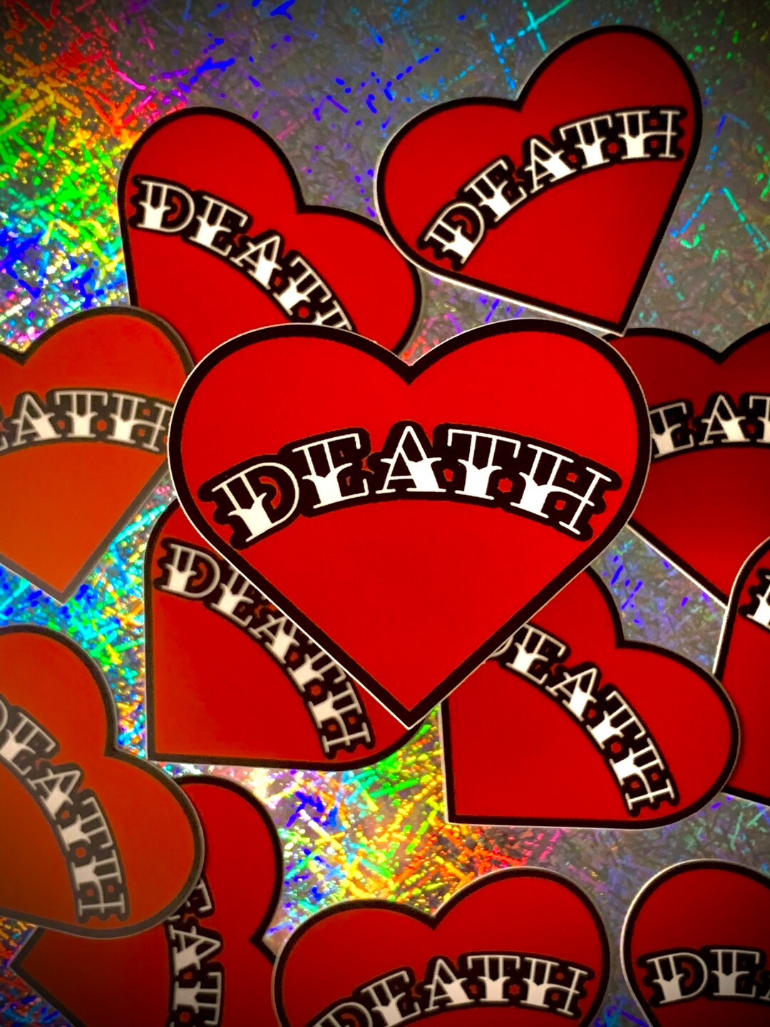 Death Heart Matte Sticker- 2.5x2.14in - Etsy