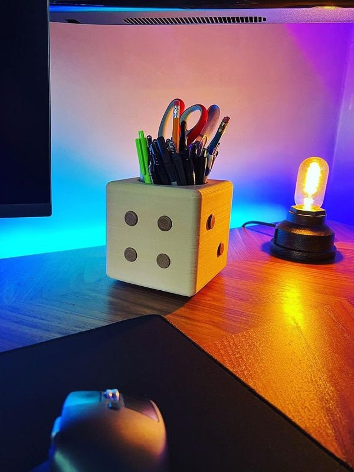 Dice Pencil Holder Assorted Colors - Etsy