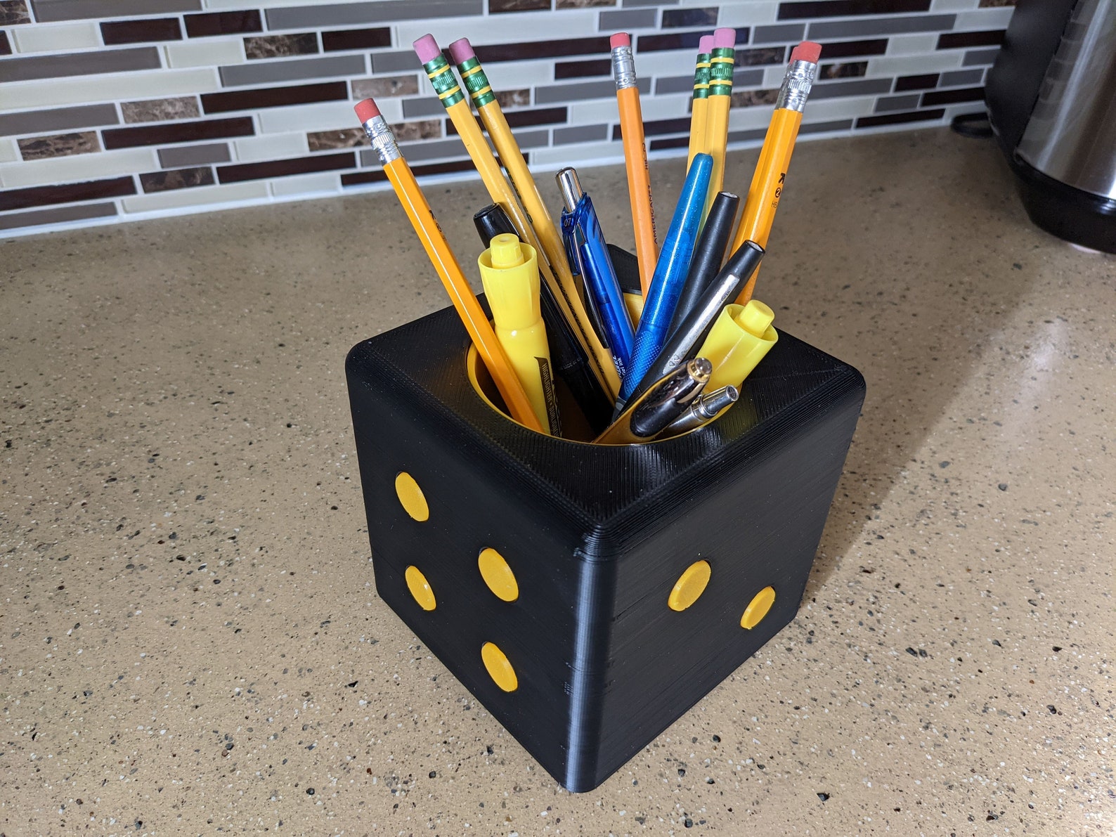 Dice Pencil Holder - Assorted Colors - Etsy
