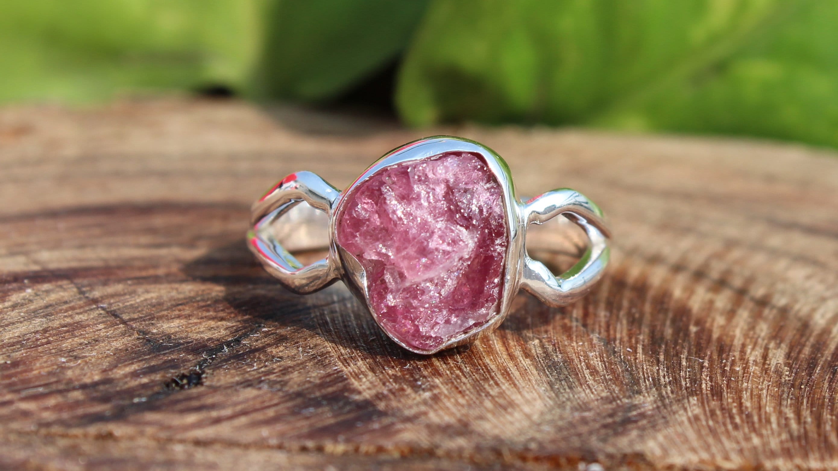 Raw Ruby Ring | July Birthstone Natural Ruby Ring | Raw Gemstone ...