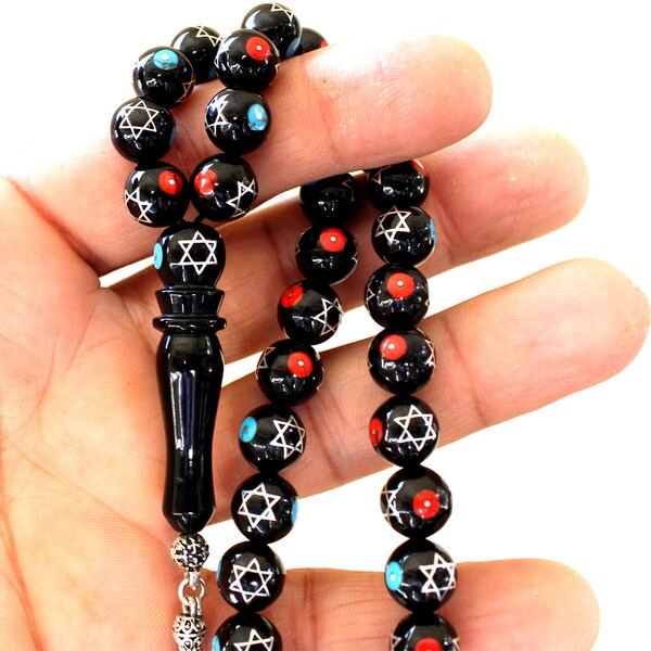 Star of David Rosary - Etsy
