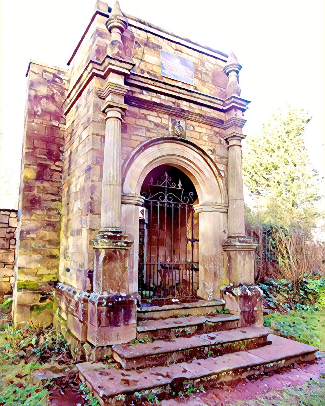 Bradshaw Hall Drive Doorway Porch Architecture Building | Etsy