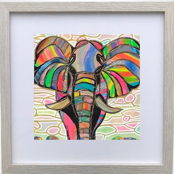 Elephant Collage - Etsy UK