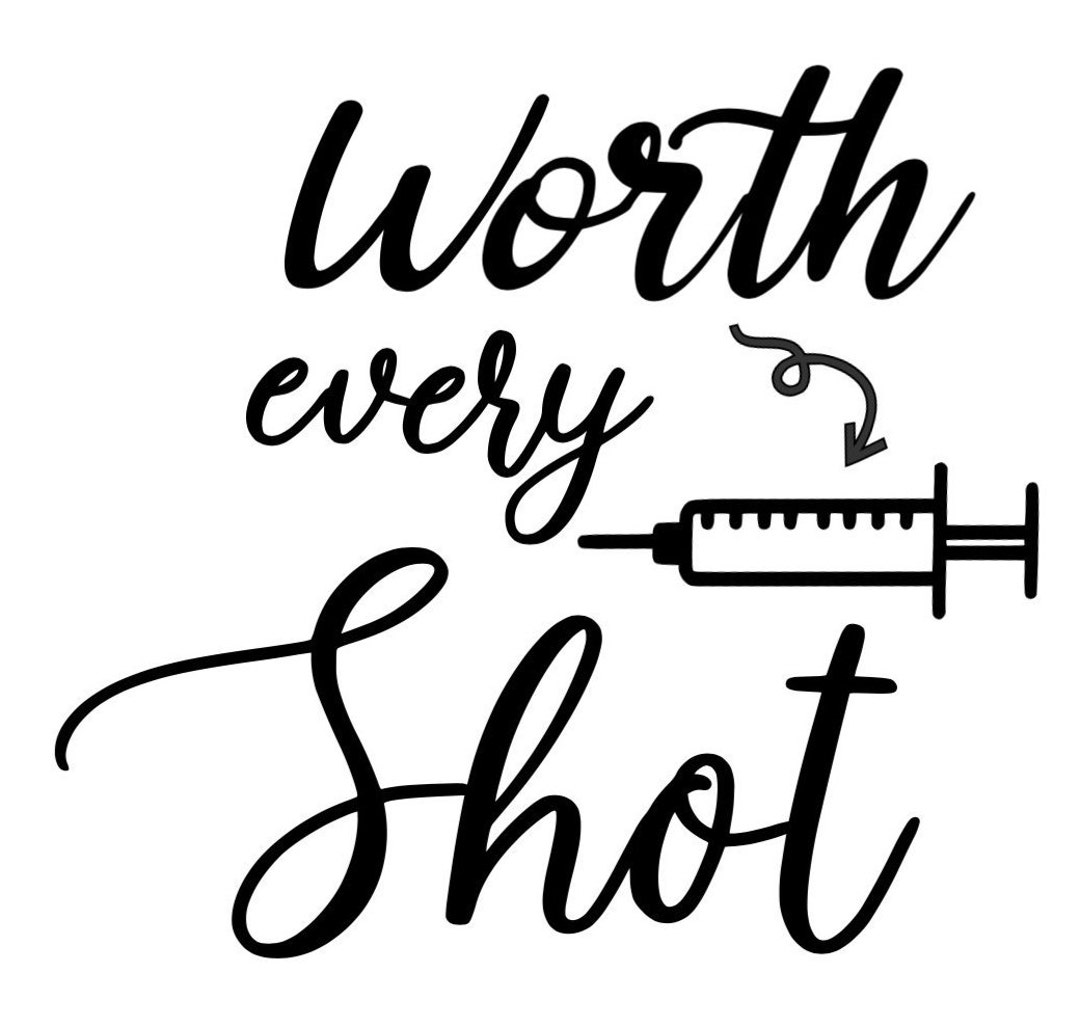 Worth Every Shot Svg, Ivf Baby Onesie Svg, Png Cut File for Cricut ...