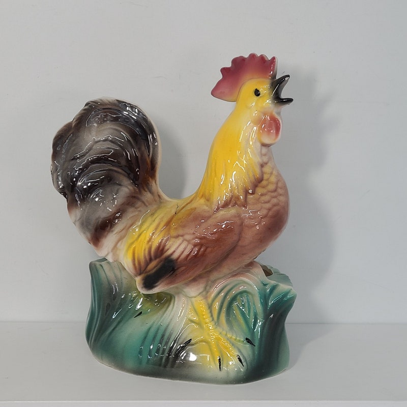 Rooster Planter - Etsy
