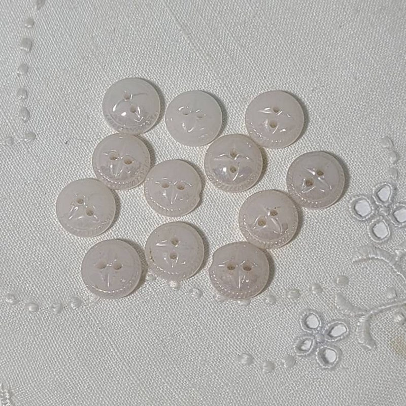 Antique Glass Buttons - Etsy