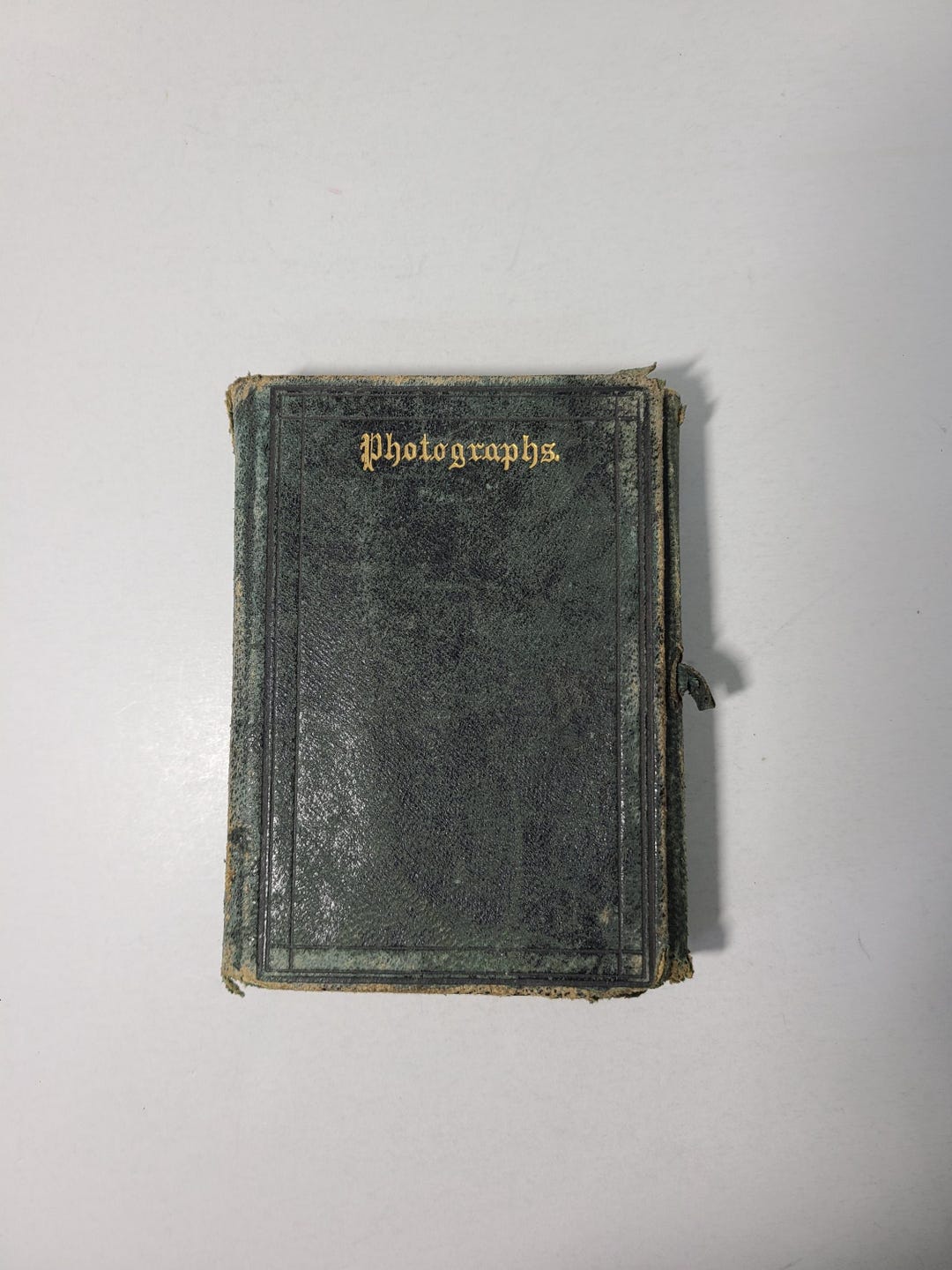 Antique Tintype Photo Album. Small Antique Photo Album With Tintype ...