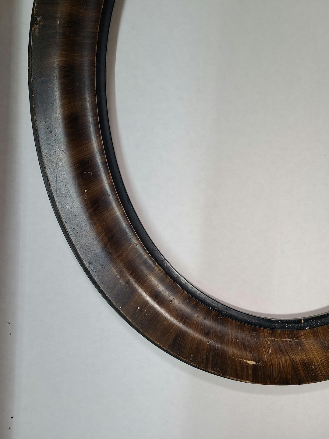 Antique Large Oval Wood Frame. as Is. - Etsy