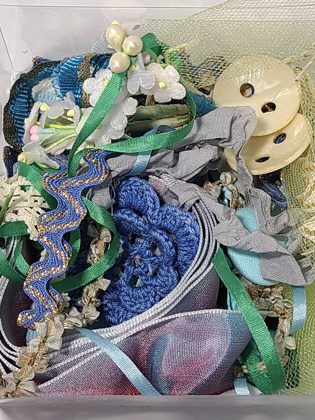 Inspiration Kits. Vintage Ribbon and Flower Bundles. Millinery Mystery ...
