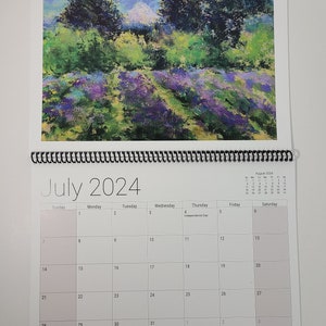 2024 Landscape Calendar. Art Calendar by Pastel Artist Debbie Robinson ...