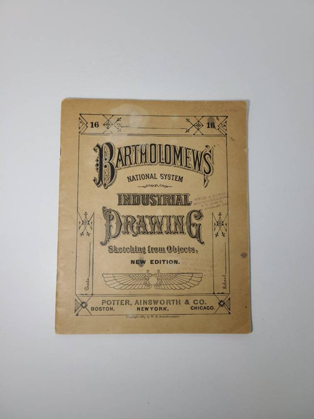 Bartholomew's National System Industrial Drawing. No 16 Sketching From ...