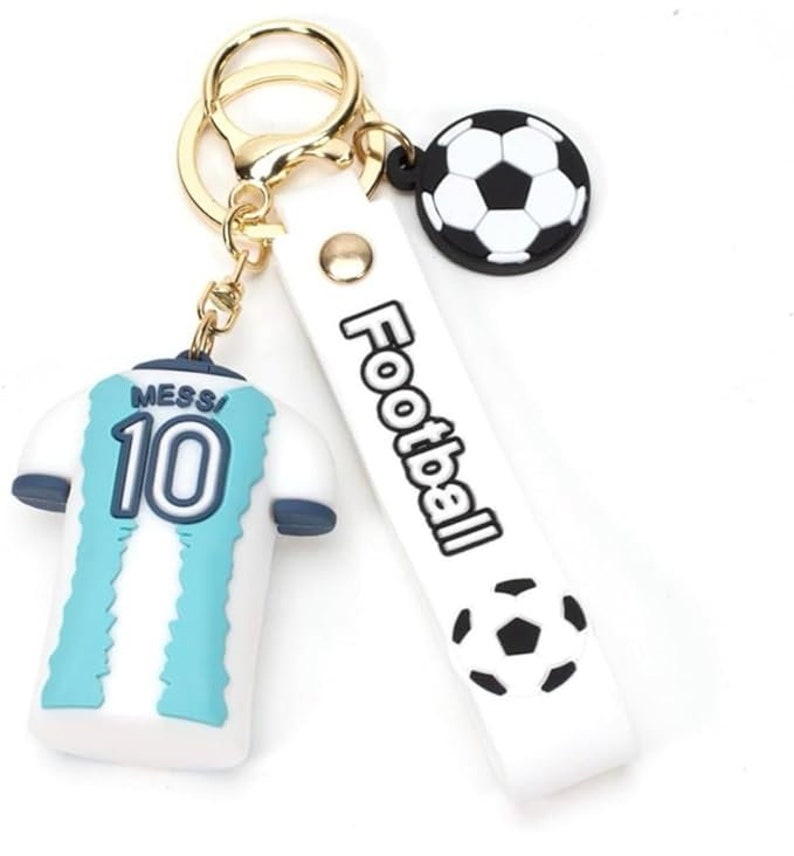 Soccer Keychain. Messi Keychain. World Cup Messi 10 Argentina Soccer ...