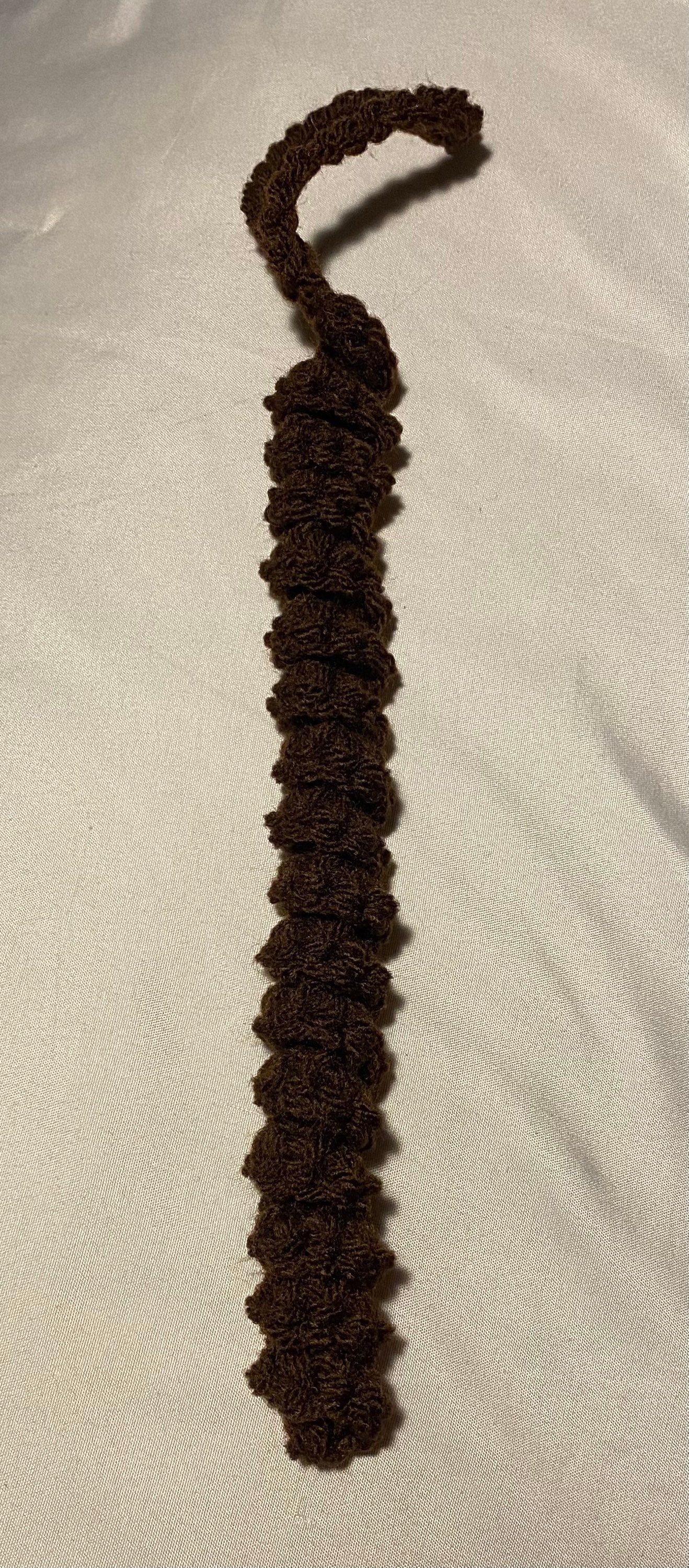 Crochet Luggage Identifier Hyperbolic Curlicue Fringe Bag Tag Spiral ...