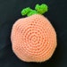 Crochet Luggage Identifier Hyperbolic Curlicue Fringe Bag Tag Spiral ...