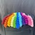 Crochet Luggage Identifier Hyperbolic Curlicue Fringe Bag Tag Spiral ...