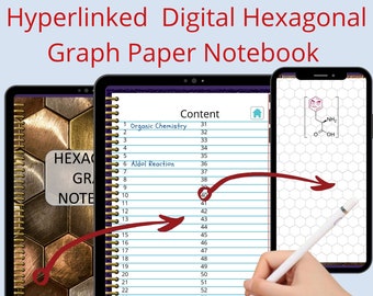 Hexagonal Graph Paper - Etsy