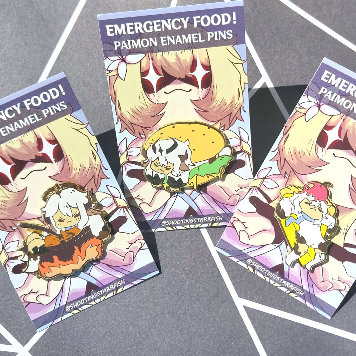 Genshin Impact Paimon Emergency Food Enamel Pins - Etsy Australia