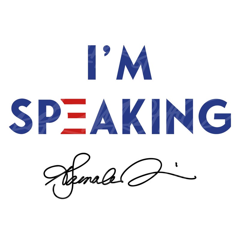 I Am Speaking Shirt - Etsy