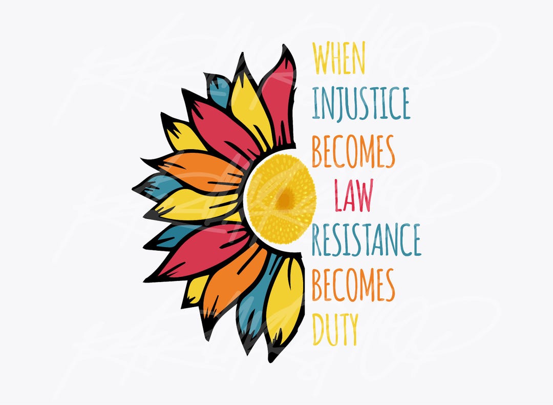 When Injustice Becomes Law Yard Sign Svg, Human Rights, Law Resistance ...
