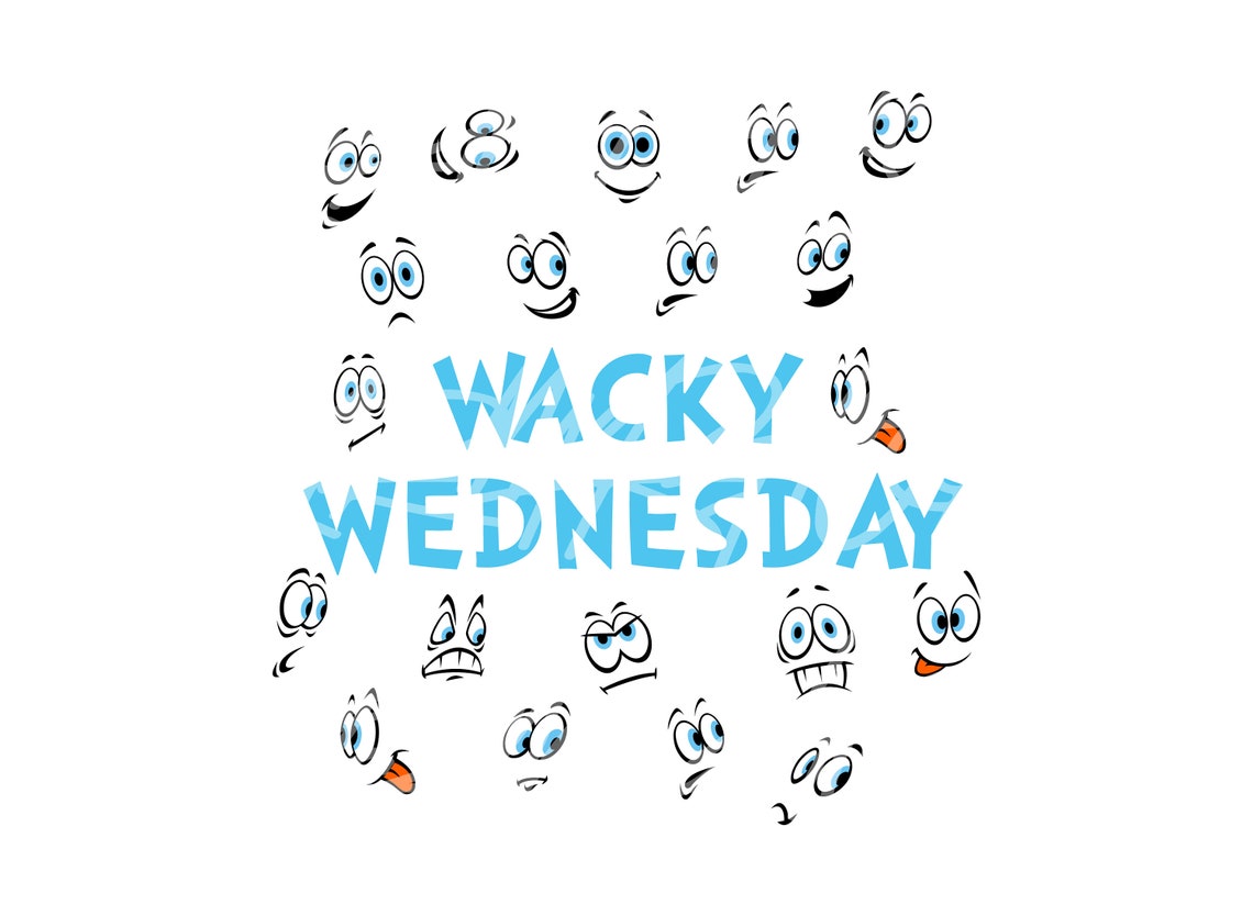 Wacky Wednesday SVG PNG, Wednesday Svg, Dr. Seuss Png, SVG Files ...