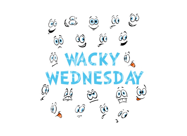 Wacky Wednesday SVG PNG, Wednesday Svg, Dr. Seuss Png, SVG Files ...