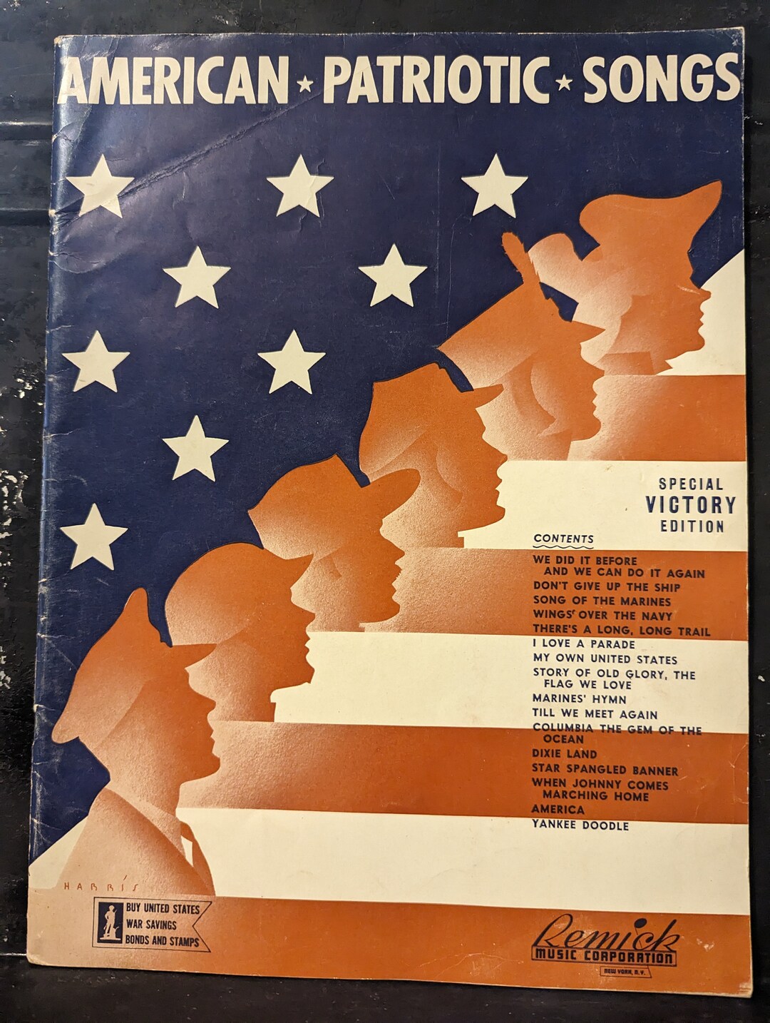 Vintage Piano/vocal Book of American Patriotic Songs - Etsy