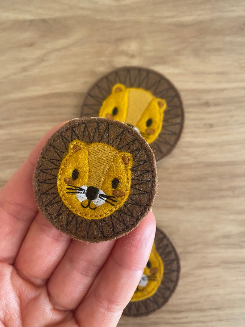 Boho Lion Feltie File, Safari Simba Patch Embroidery Design - Etsy