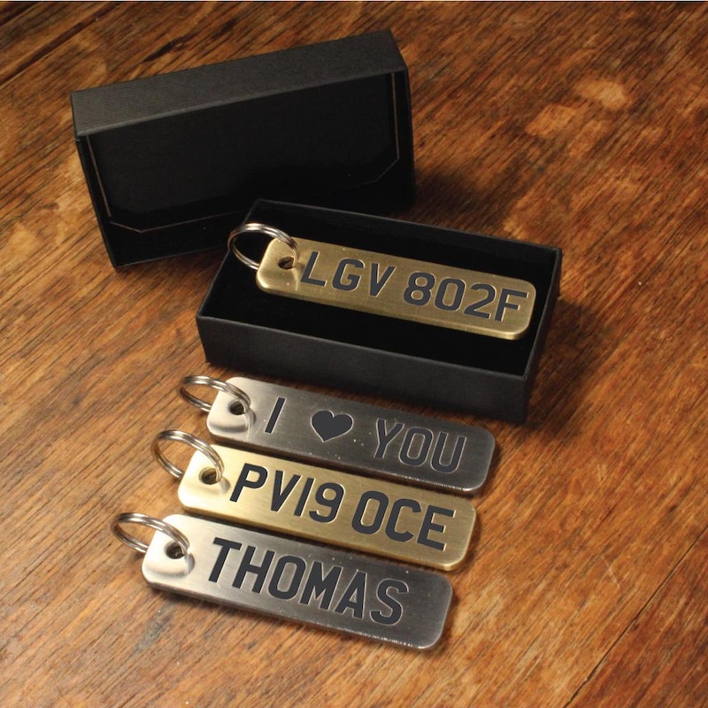 Number Plate Keyring - Etsy UK