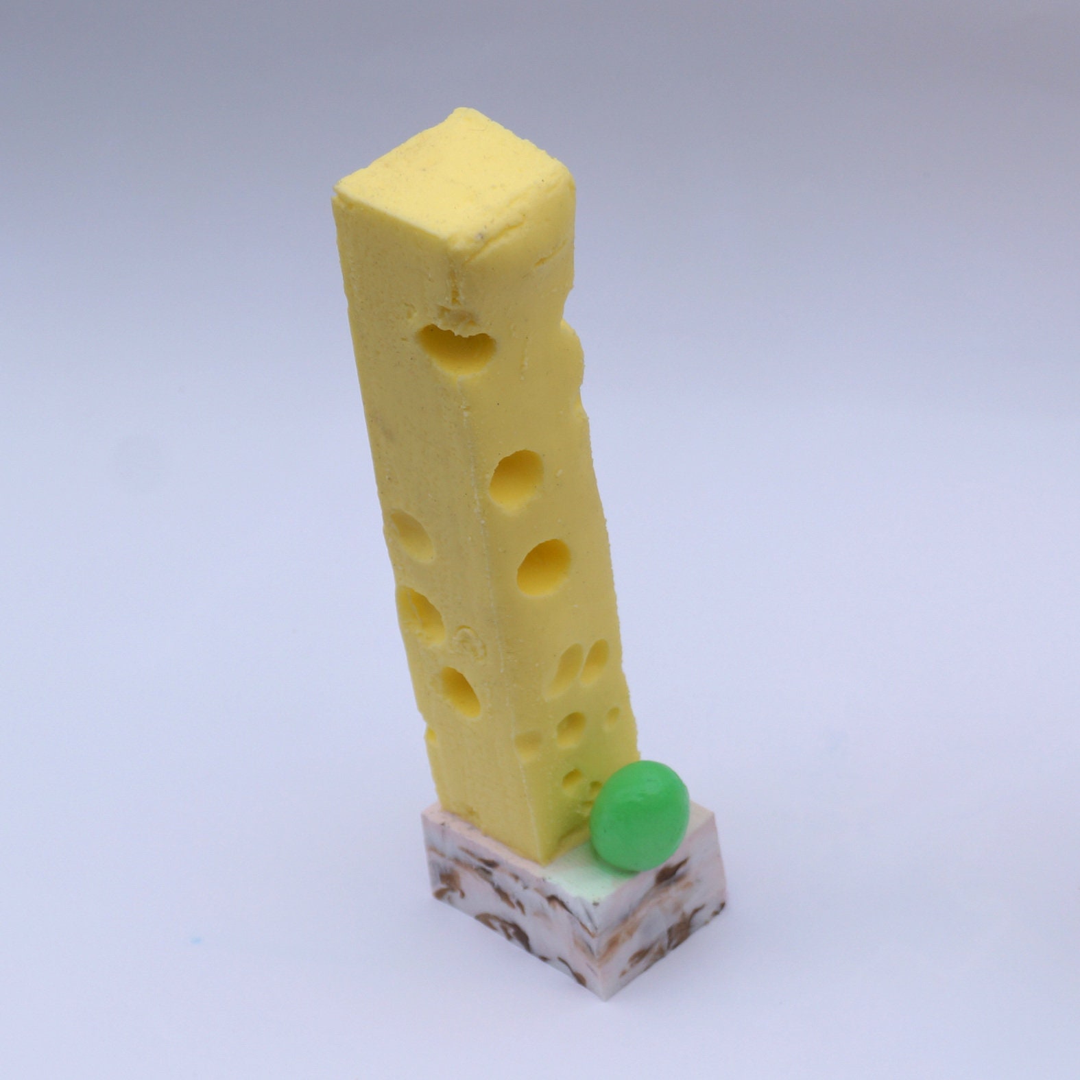 CHEESE-BLOCK Handmade and Handpainted Custom Silicone Dildo by ...
