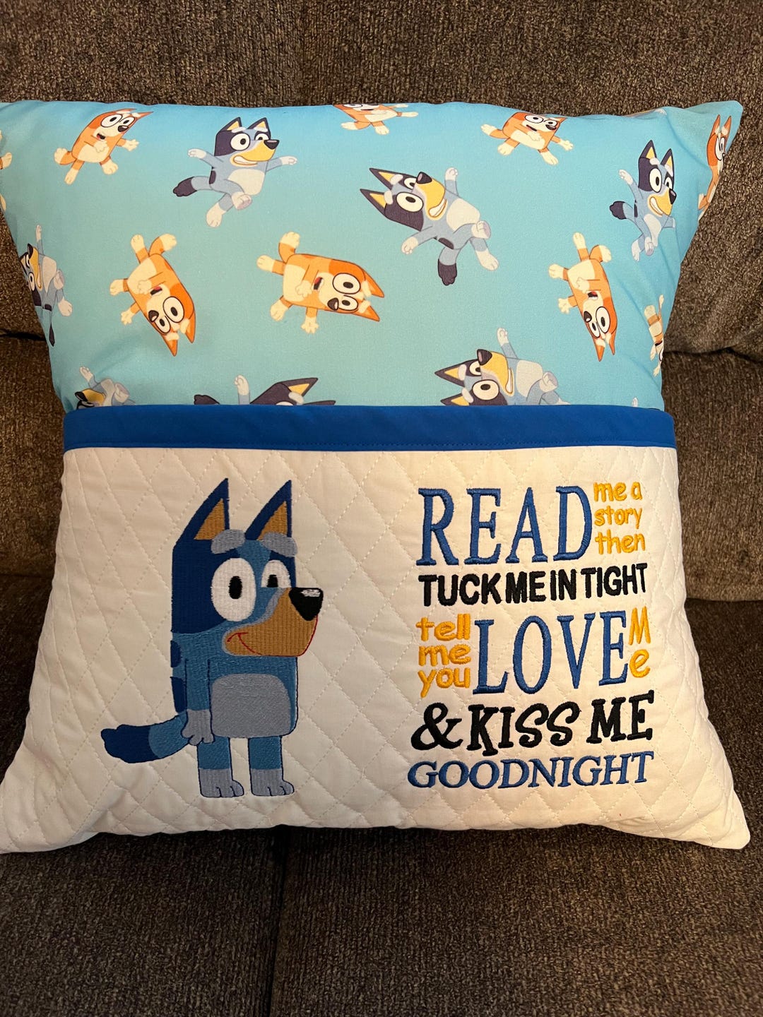 Bluey Reading Pillow - Etsy