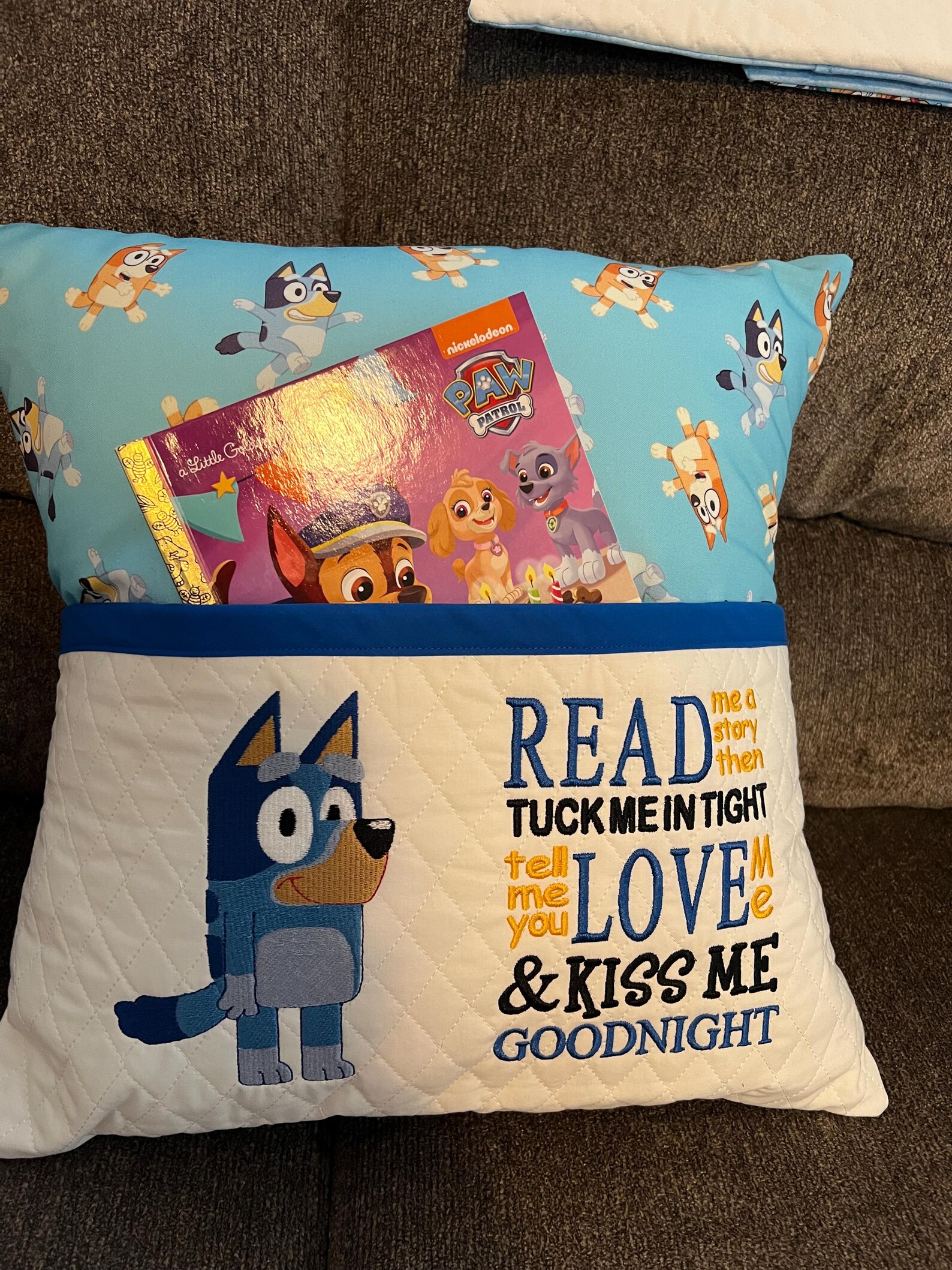 Bluey Reading Pillow - Etsy
