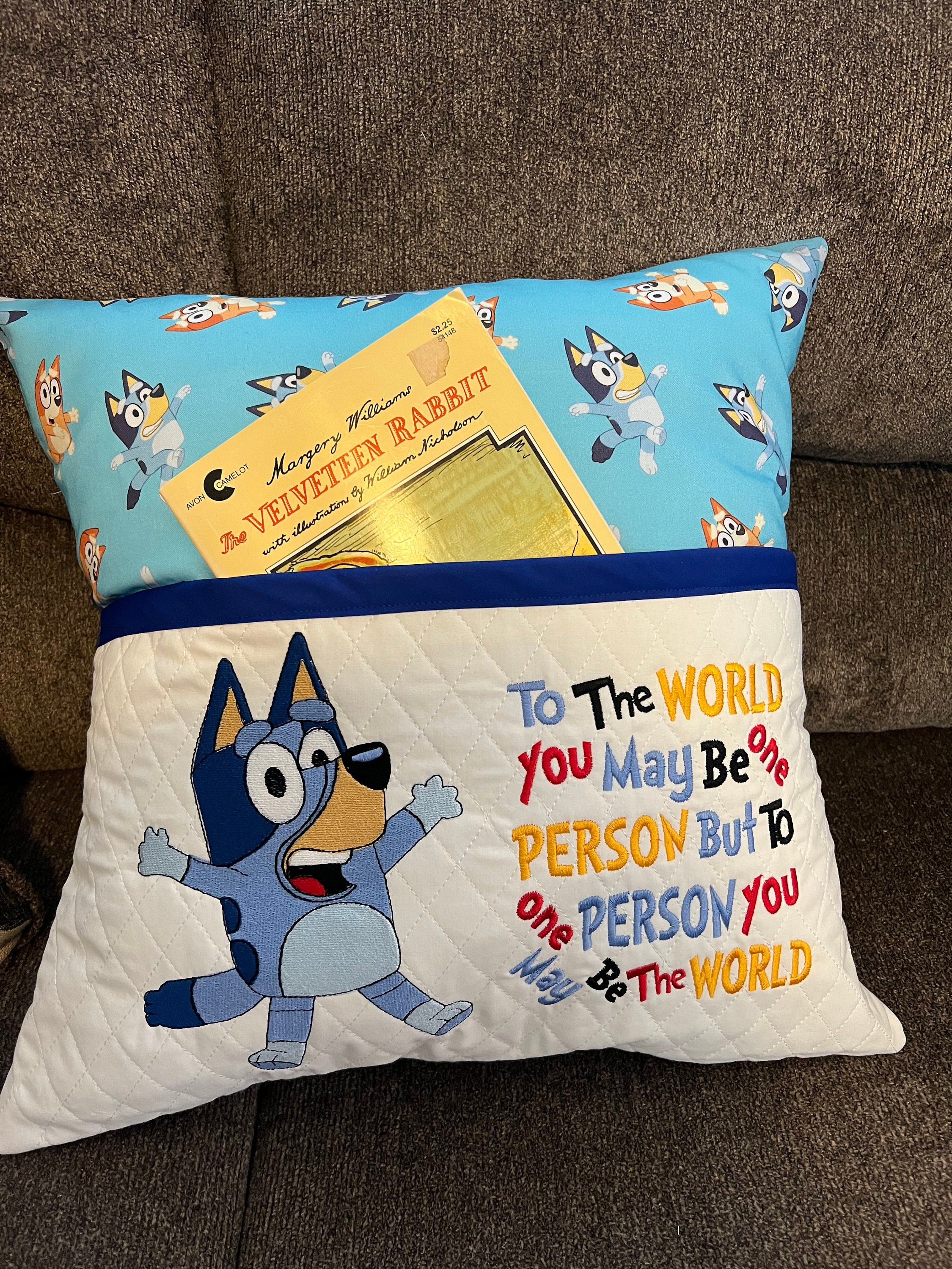 Bluey Reading Pillow - Etsy