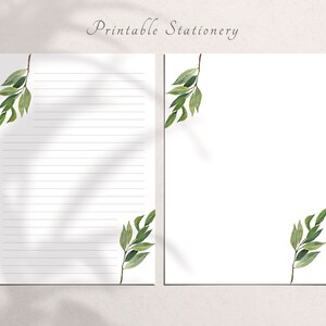 Printable Stationery Paper Lemon Tree Leaf Writing Paper A4 - Etsy