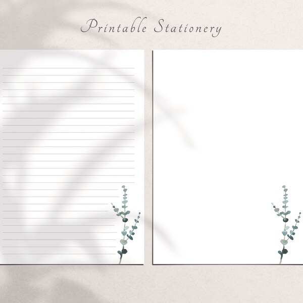 Lined Stationery - Etsy