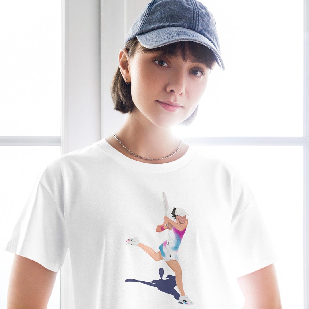 Iga Świątek Crop Top – Polska Tennis Shirt – Jazda Fan Tee – Grand Slam ...