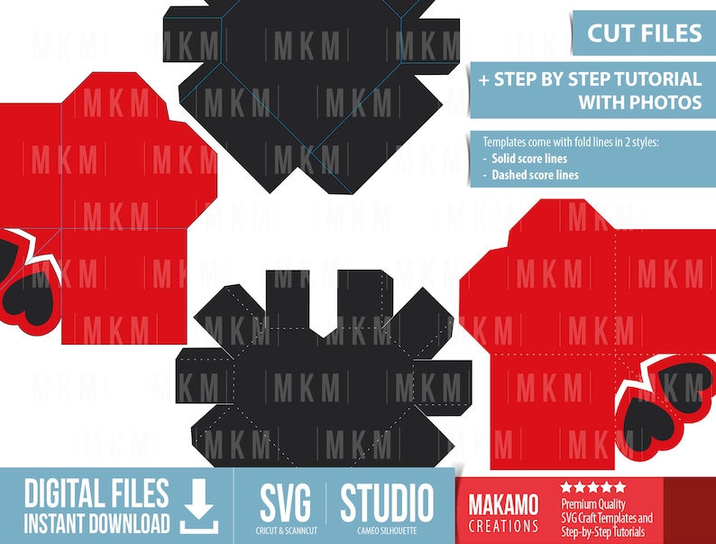 Heart Explosion Box SVG: Birthday, Valentine's Day, Anniversary | DIY ...