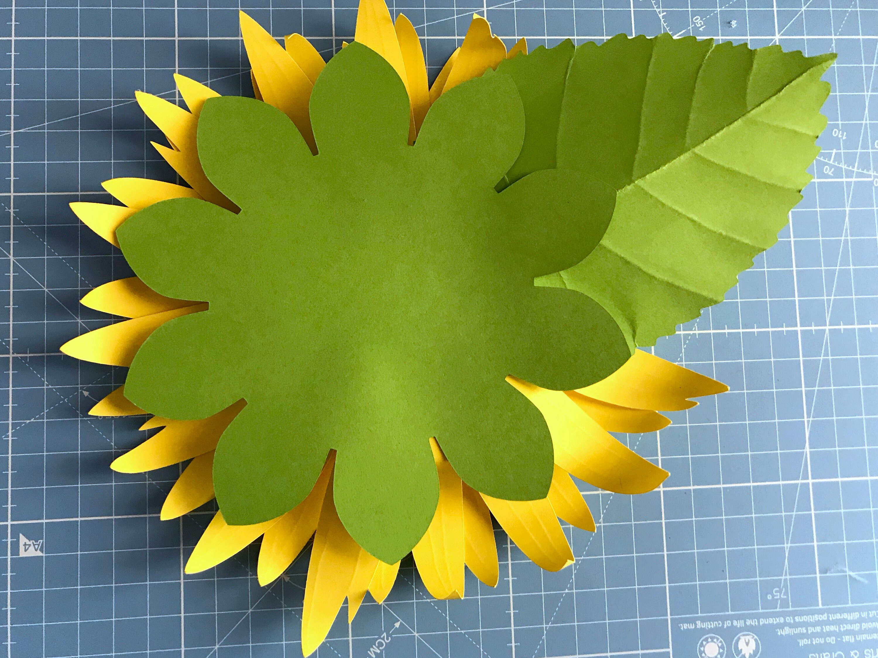 3D Sunflower Svg Paper Sunflower Svg Sunflower Paper Flower - Etsy ...