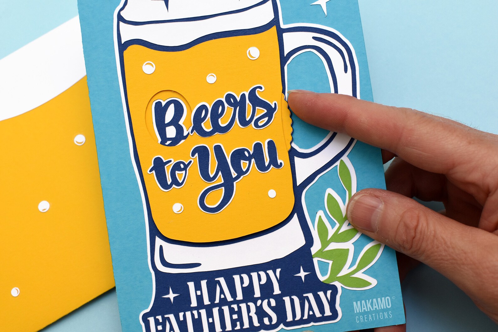 Funny Beer Birthday Card SVG: Interactive Spinning Wheel (digital Files ...