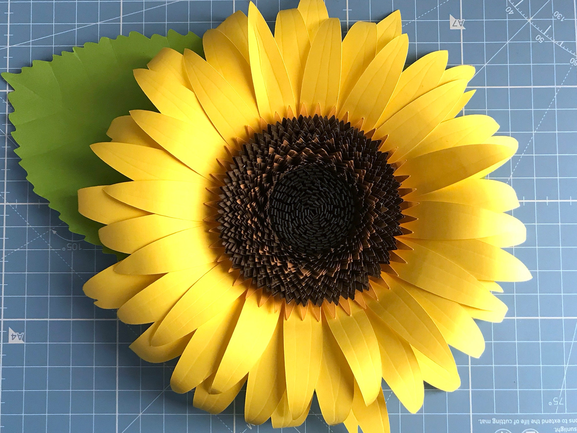 3D Sunflower Svg Paper Sunflower Svg Sunflower Paper Flower - Etsy ...