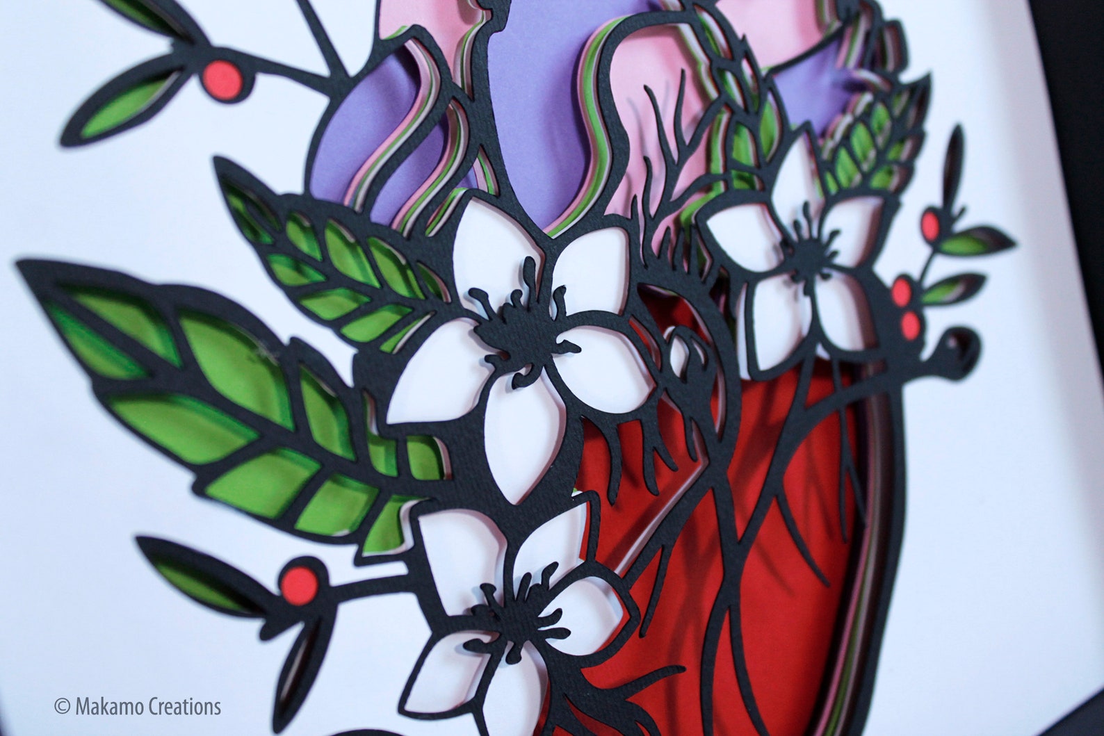 Heart Shadow Box Svg Layered Valentine's Day Shadow Box - Etsy