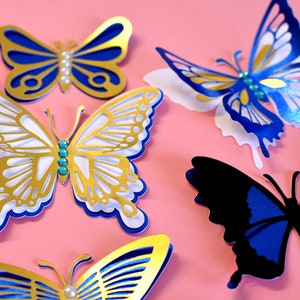 12 Butterfly Svg Bundle - 3D Monarch Butterfly SVG, Layered Paper ...