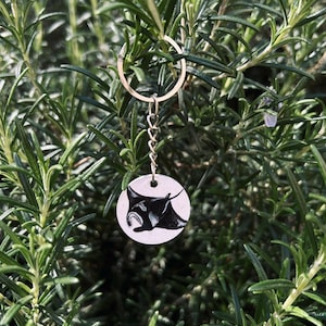 Manta Ray Keychain - Etsy