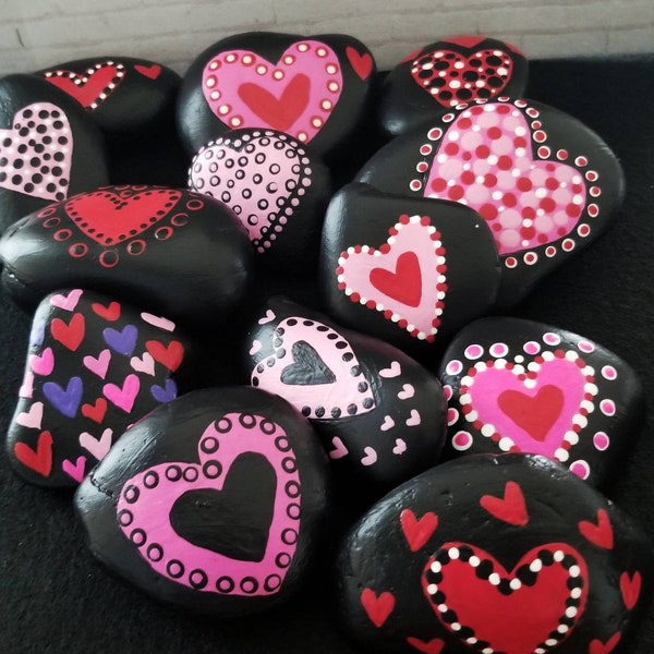 Heart Shaped Rocks - Etsy